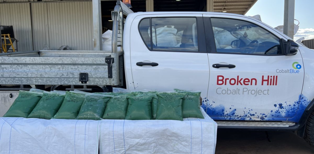 Bulk Mixed Hydroxide Precipitate (MHP) Produced - Cobalt Blue